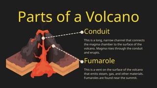 Volcano Science Educational Presentation in Black and Yellow ...