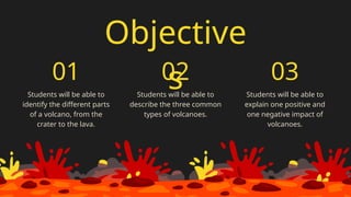 Volcano Science Educational Presentation in Black and Yellow ...