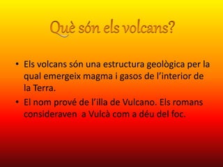 Volcans | PPTX