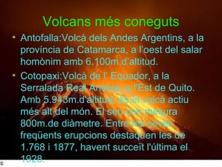 ELS VOLCANS | PPT