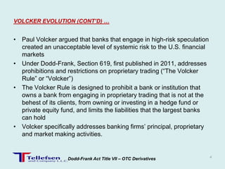 Volcker rule update 1210 | PPTX