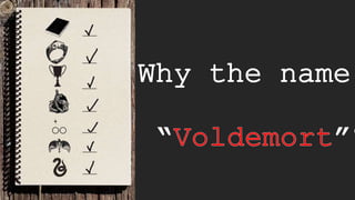 Project Voldemort ppt | PPT