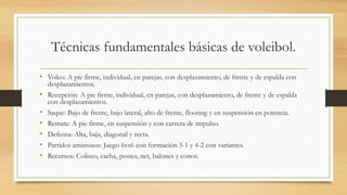 Voleibol tecnico tactico y psicologico | PPTX