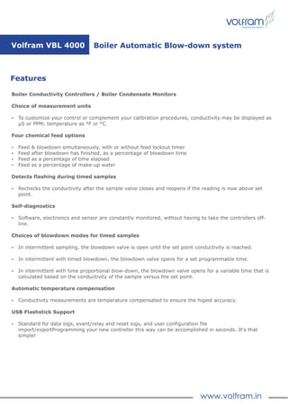 Volfram boiler-auto-blow-down | PDF