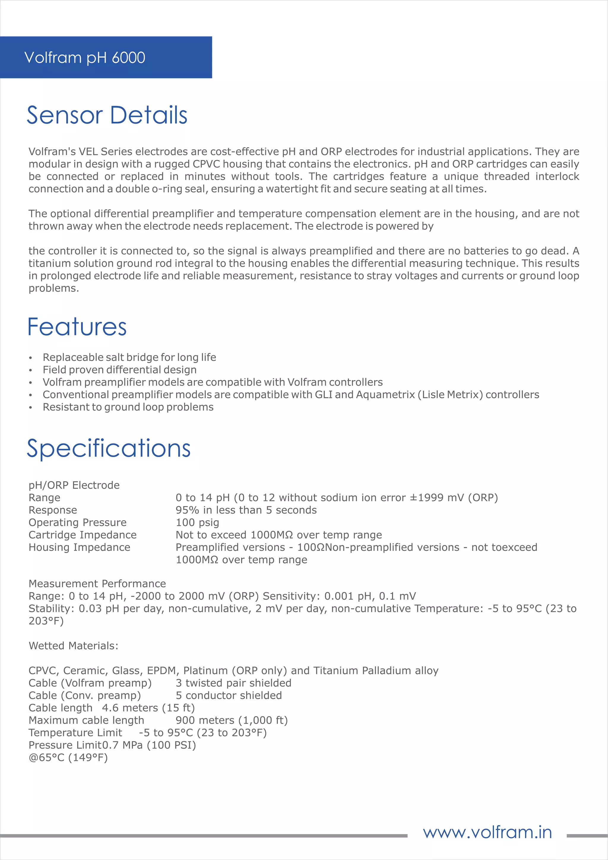 Volfram p h-controller | PDF
