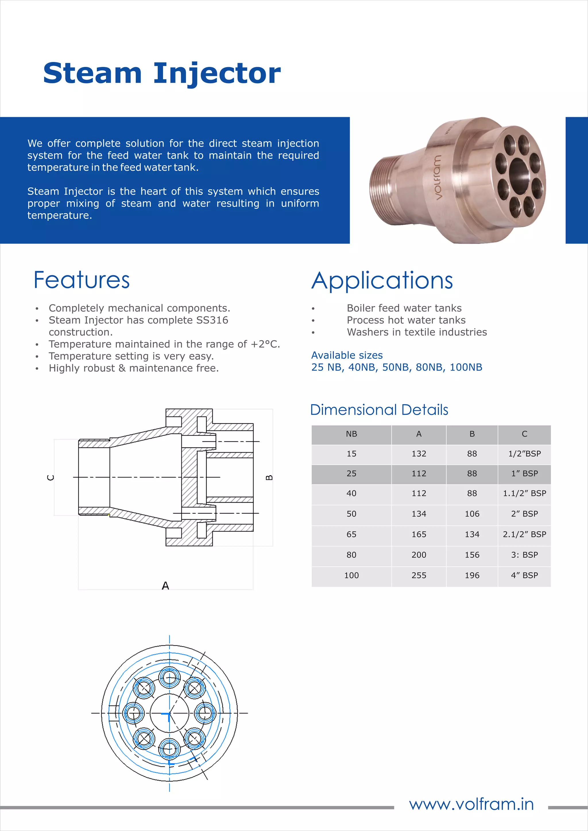Volfram steam-injector | PDF