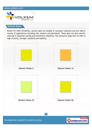 Volkem Chemical LLP, Mumbai, Acid Colour | PDF