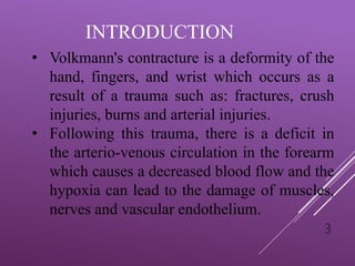 Volkmann's ischaemic contracture | PPTX