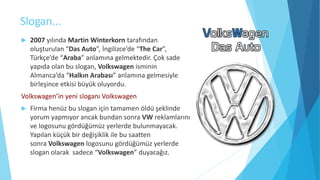 Volkswagen Yeni Medya'da Halkla ilişkiler Çalışması | PPTX