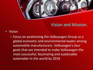 Volkswagen | PPTX | Automotive Industry | Industries