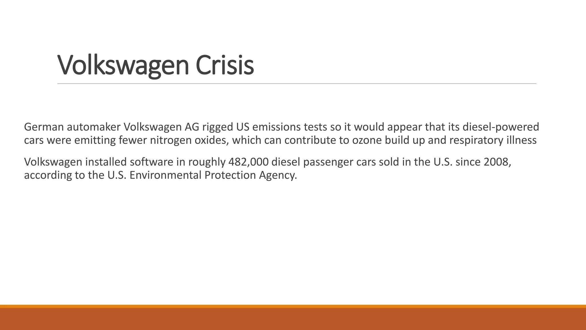 Volkswagen case study | PPTX