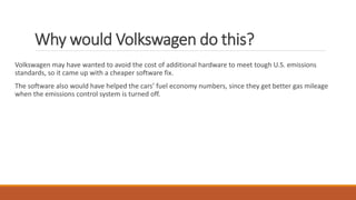 Volkswagen case study | PPTX