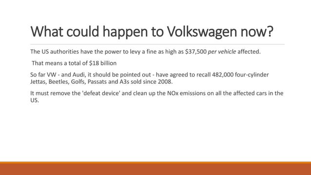 Volkswagen case study | PPTX