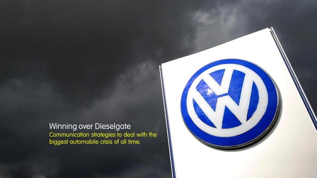 Volkwagen Dieselgate Crisis and Communication Strategies | PDF
