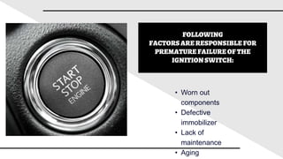 Volkswagen Ignition Switch Failure Causes and Symptoms | PPTX | Automotive