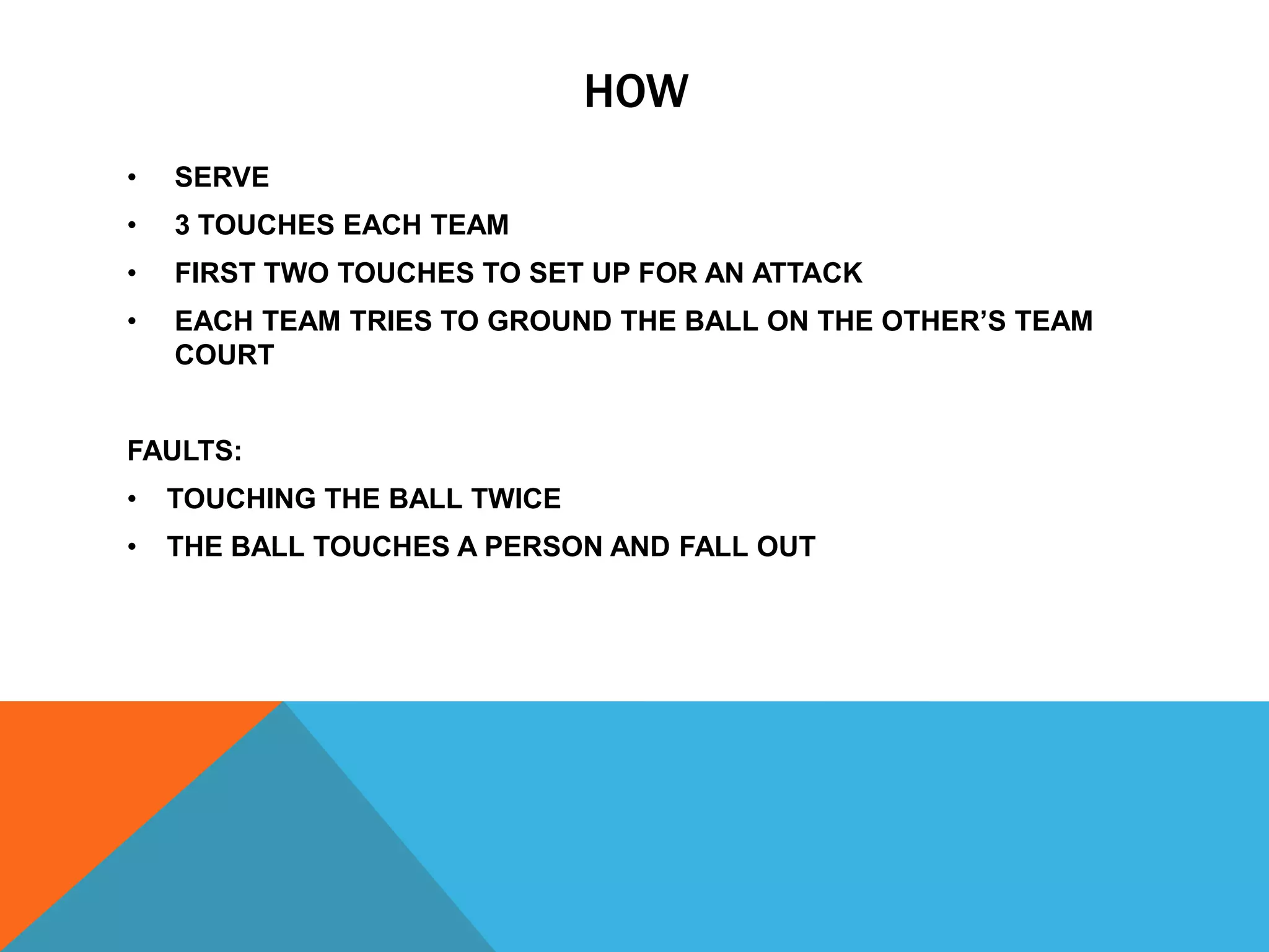 Volleyball presentation | PPTX | Volleyball | Sports
