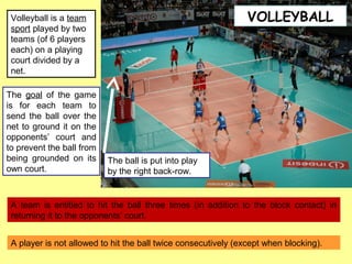 Volleyball notes | PPT