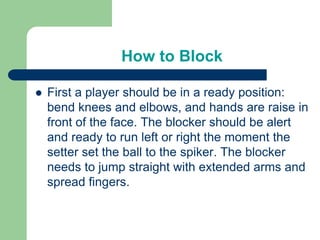 Basic Volleyball Skills | PPTX