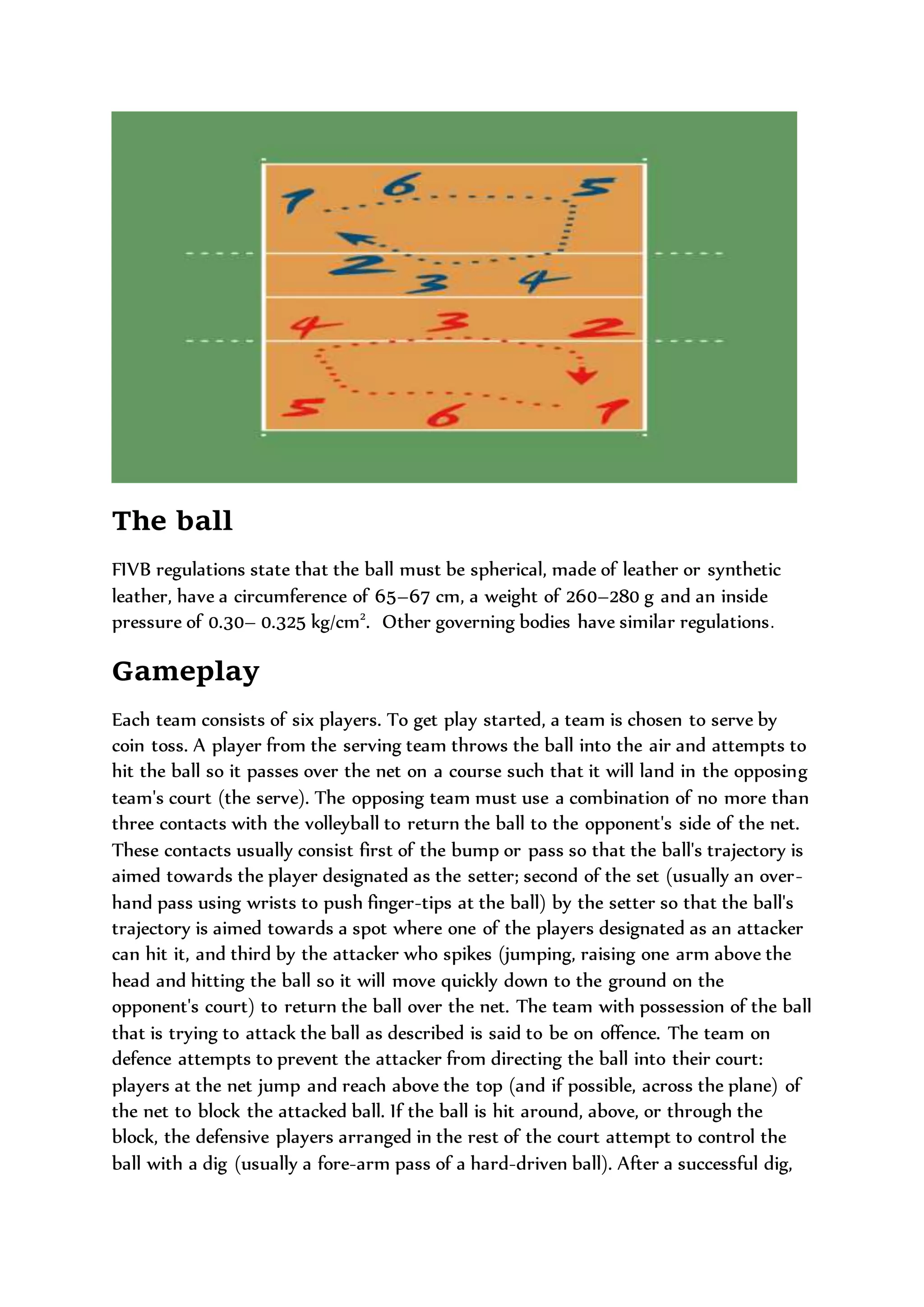 Phyical Education Project Class 12 CBSE on Volleyball | DOCX