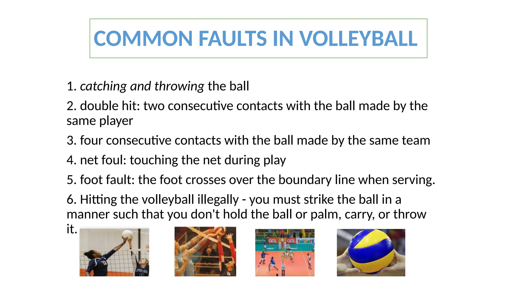 Volleyball terminologies, skills and rules and Regulations | PPTX