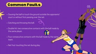VOLLEYBALL power point for physical education | PDF