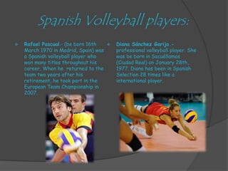 Volleyball. miriam and delia bt1 | PPT