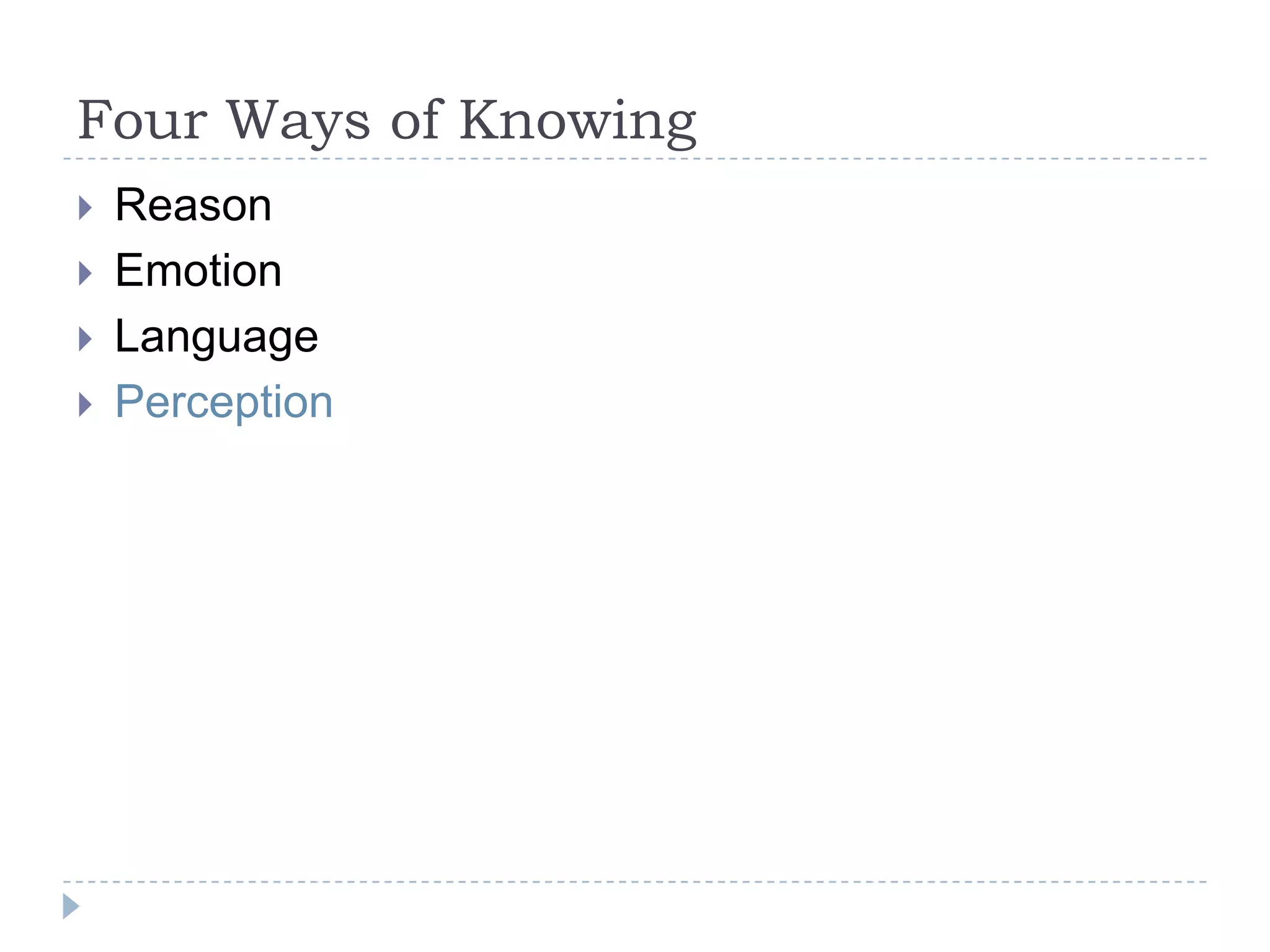 Volleyball and the four ways of knowing | PPTX