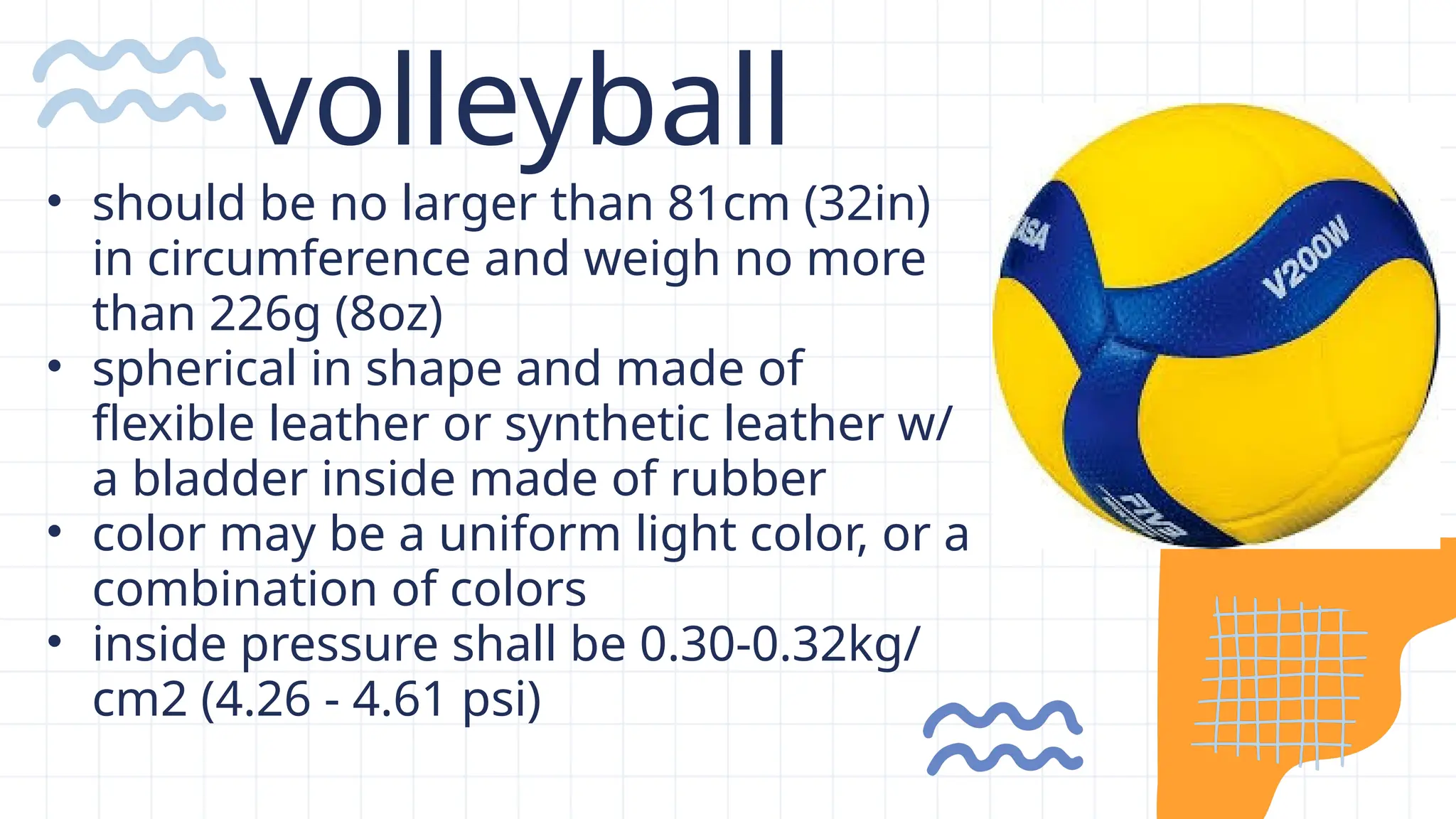 Volleyball equipment and attire PATHFIT4 | PPTX
