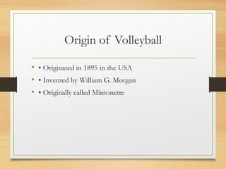 Volleyball basic skills in Physical education and Health | PPTX