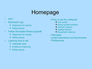 Volleyball Interactive Pp Project | PPT