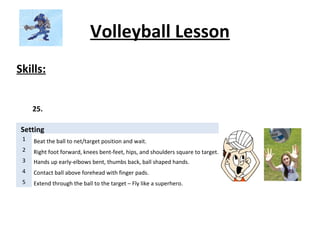 Volleyball lesson | PPS