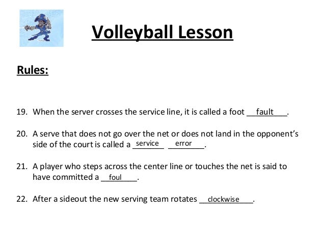 Basic Volleyball Rules