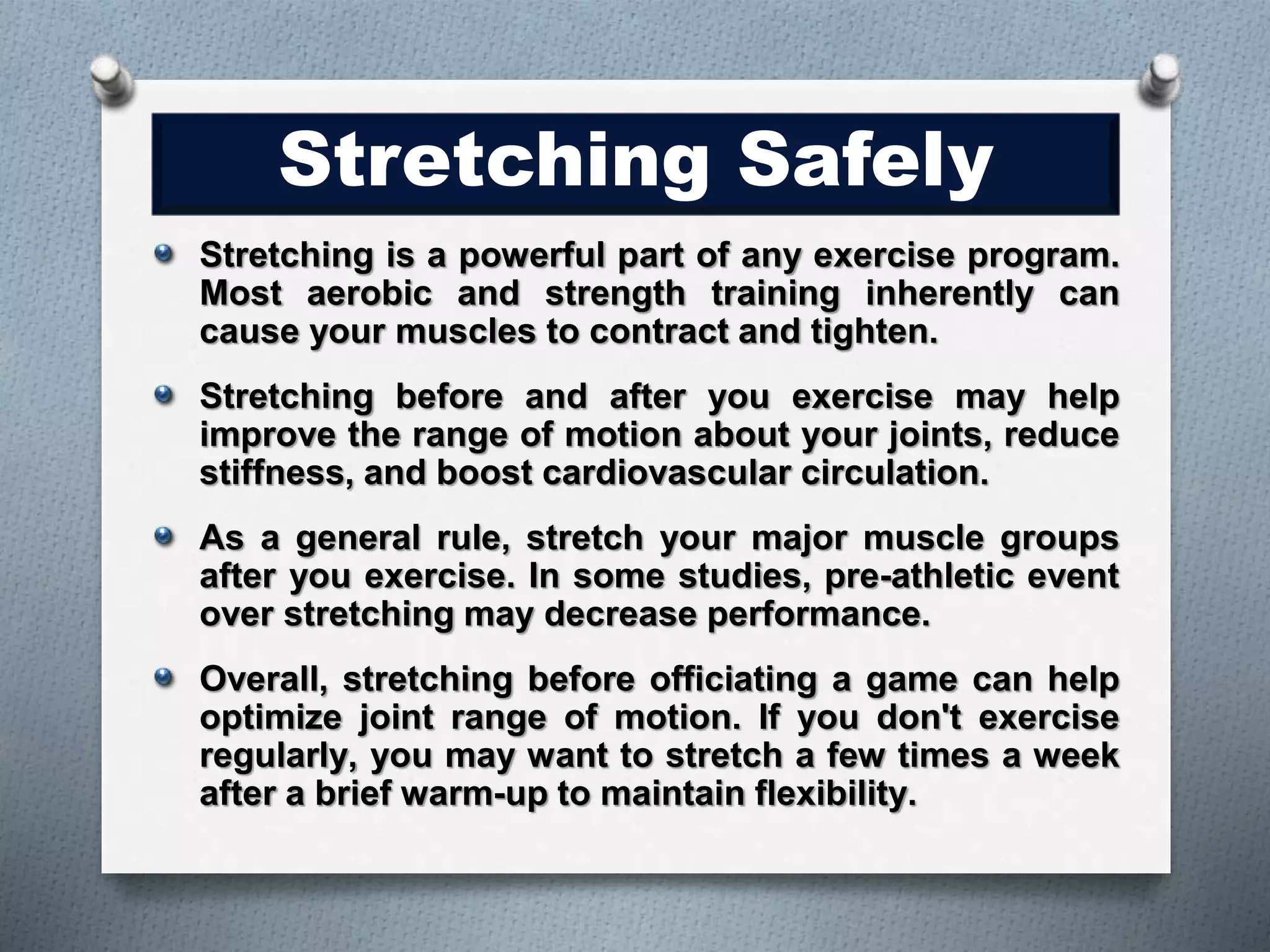 Volleyball Officials Stretching Exercises | PPTX | Physical Therapy ...