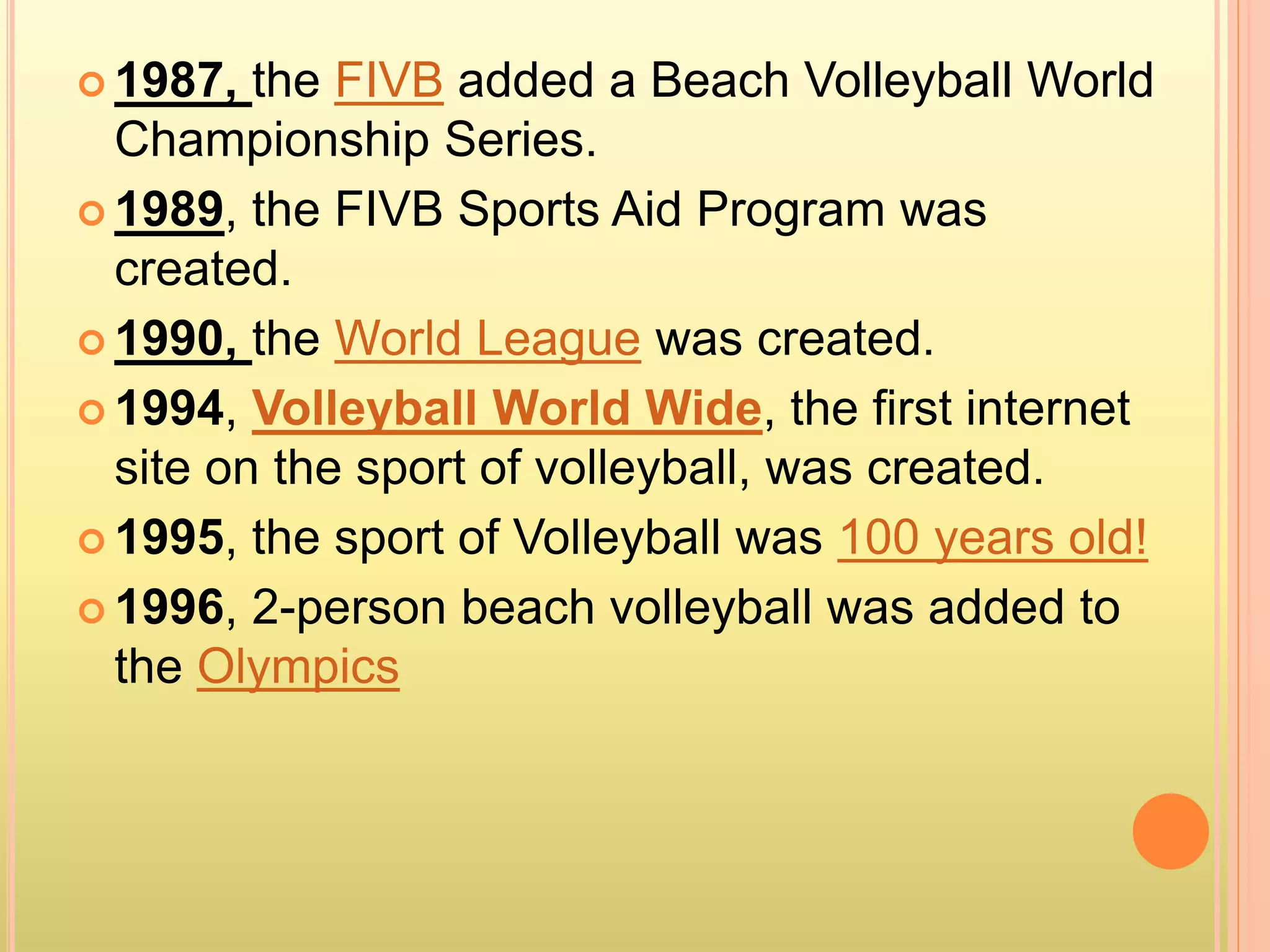 Volleyball powerpoint | PPTX
