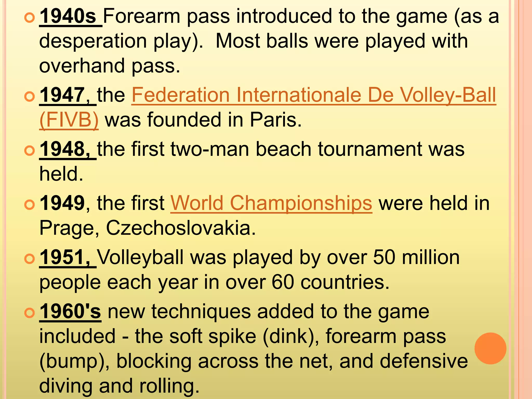 Volleyball powerpoint | PPTX
