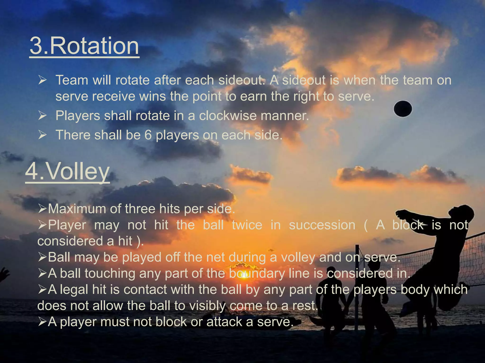 Volley ball ppt | PPTX