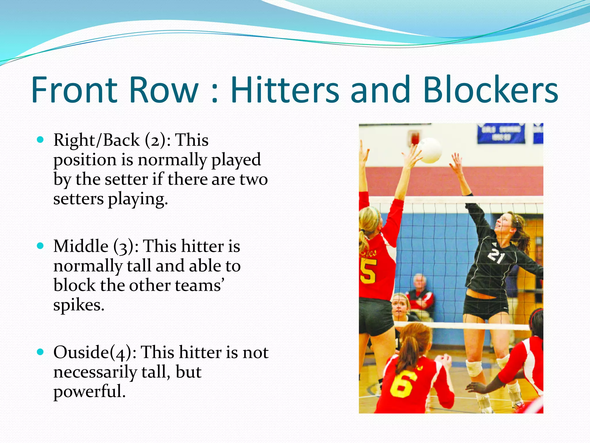 Volleyball Positions | PPTX