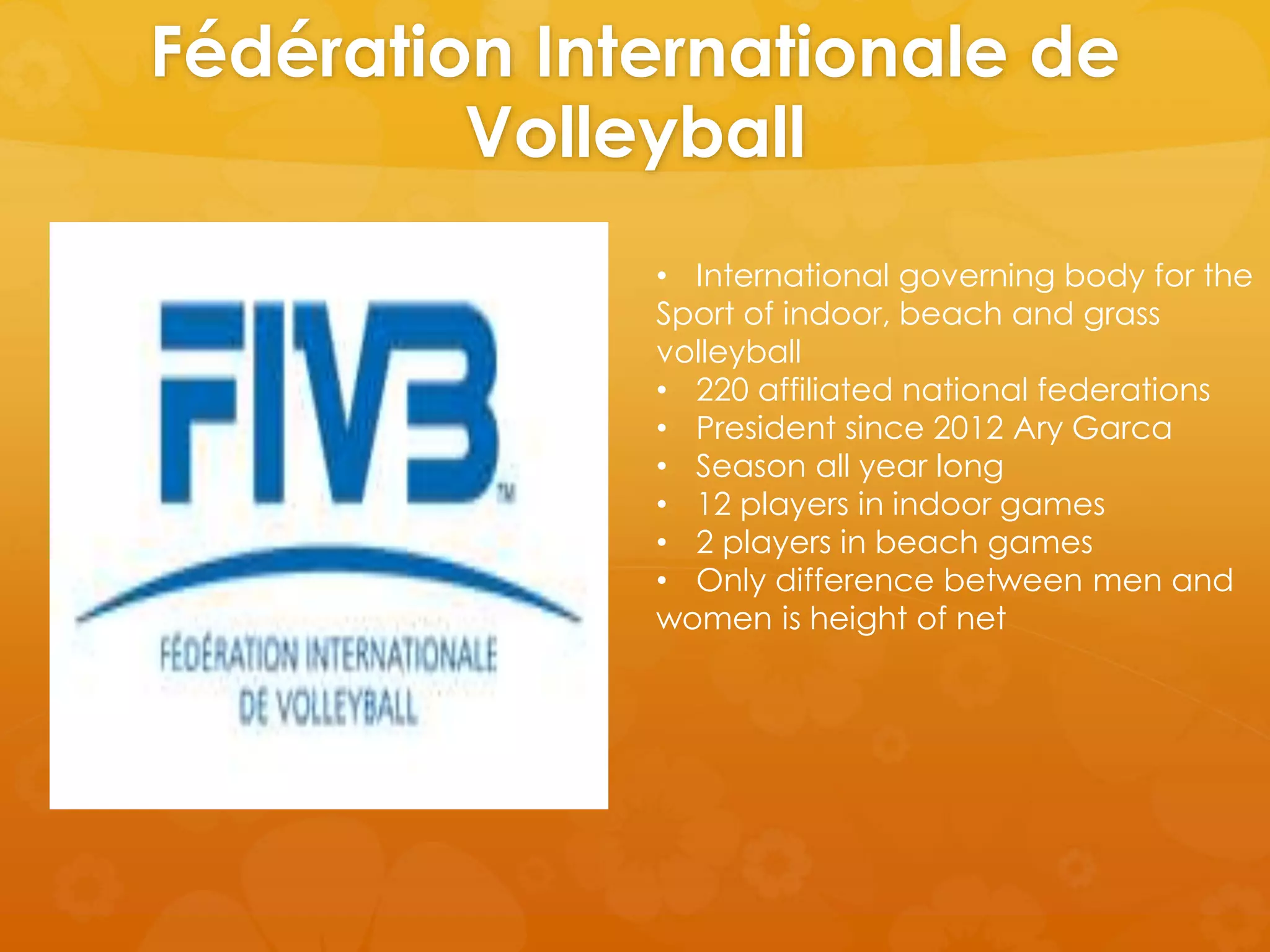 Volleyball presentation | PPT