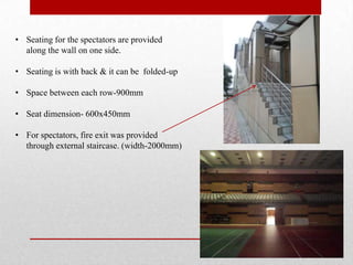 SPORTS COMPLEX,JAMIA MILLIA ISLAMAI, NEW DELHI | PPTX