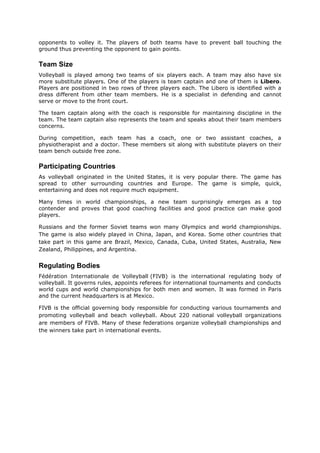 Volleyball tutorial(1) | PDF | Volleyball | Sports