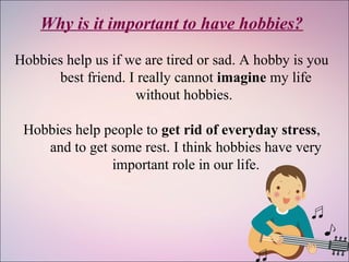 Volný čas - koníčky a záliby/Leisure time, hobbies, interests | PPT