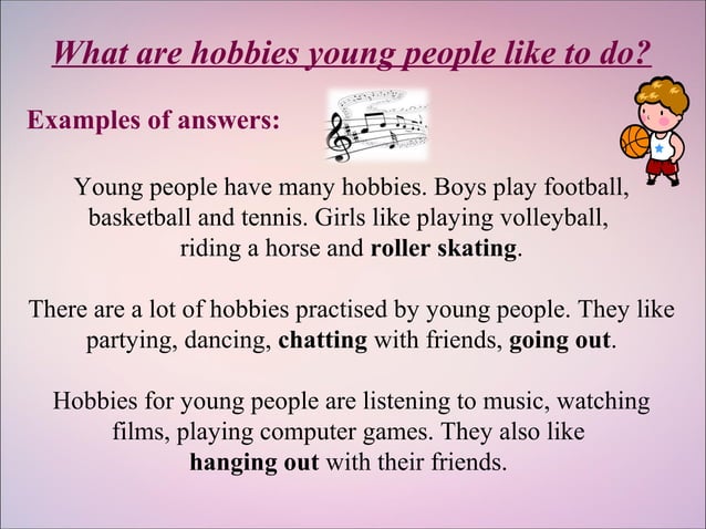 Free time hobbies | PPT