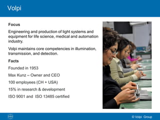 Volpi Company Presentation 12 | PDF