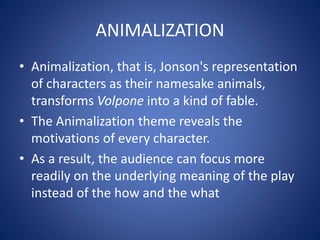 Volpone by Ben Jonson | PPTX