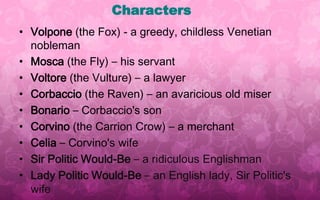 Volpone | PPTX