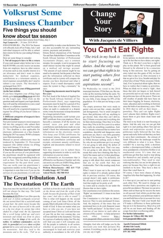 You Can't Eat Rights - South African Local Government Elections 2016 | PDF