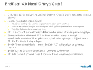 IoT & Endüstri 4.0 + Akıllı Üretim | VOLSOFT YAZILIM | PPT