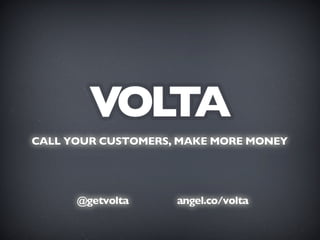 Volta | PDF | Phone Services | Home Utilities