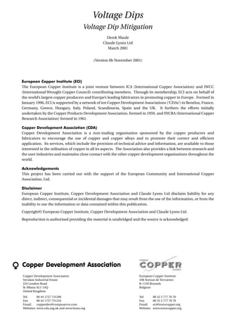 Voltage Dip Mitigation | PDF | Computer Peripherals | Computing