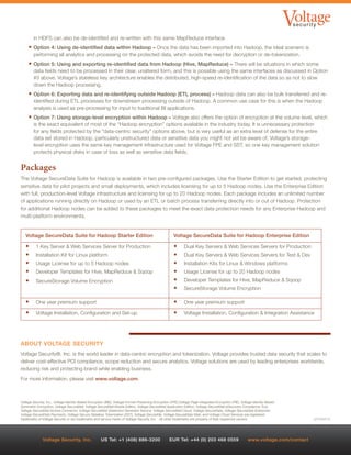 Voltage Security, Protecting Sensitive Data in Hadoop | PDF